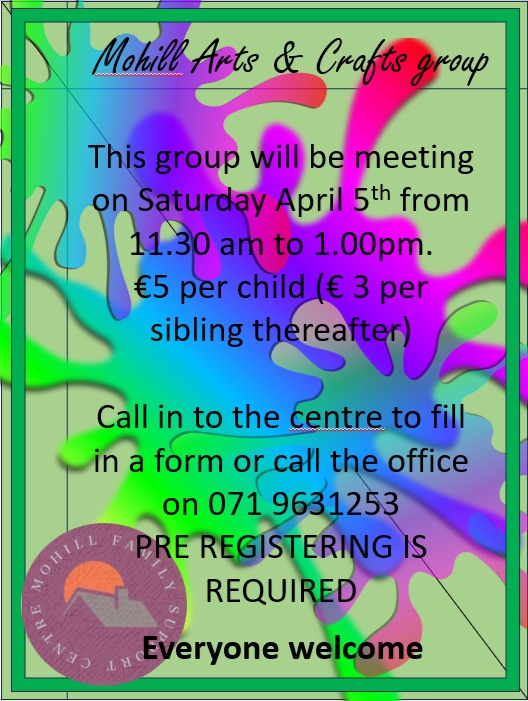 Arts & Crafts Group - Mohill Family Support Centre
